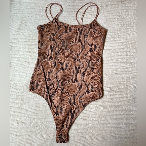 Express | Tops | Express Snakeskin Bodysuit | Poshmark